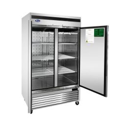 Atosa Freezer, 2-Door, 54.4"W, 46 Cuft, 115V